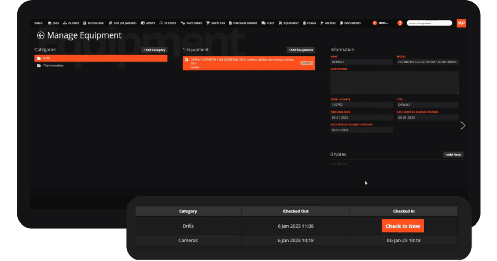 Equipment Management Software | WorkPal