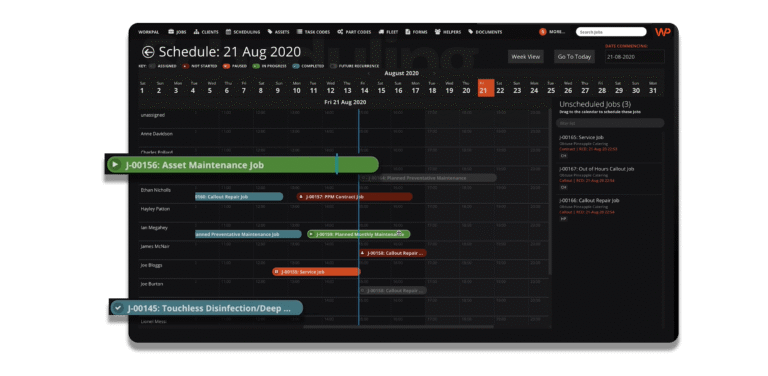 Job Scheduling - WorkPal | Job management software